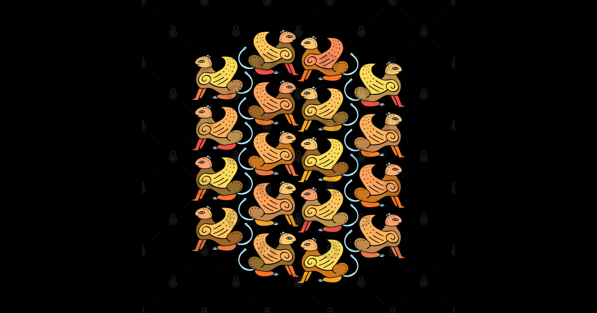 Cute Illustrated Sphinx Pattern - Sphinx - Sticker | TeePublic