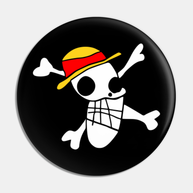 LUFFY PIRATES FLAG - One Piece - Pin | TeePublic