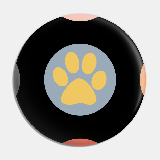 2023 Colors Trend Cat Paw - Paws - Pin | TeePublic