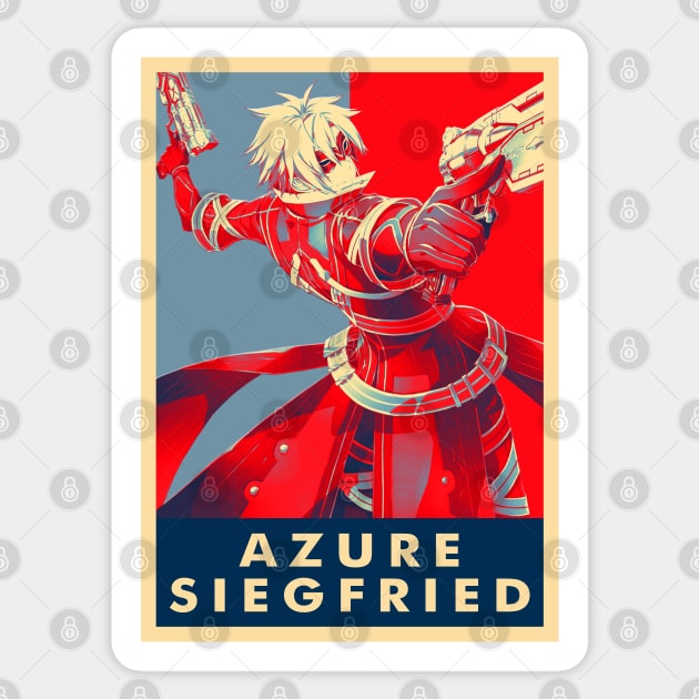 Azure Siegfried | Trails Of Cold Steel - Trails Of Cold Steel - Sticker ...