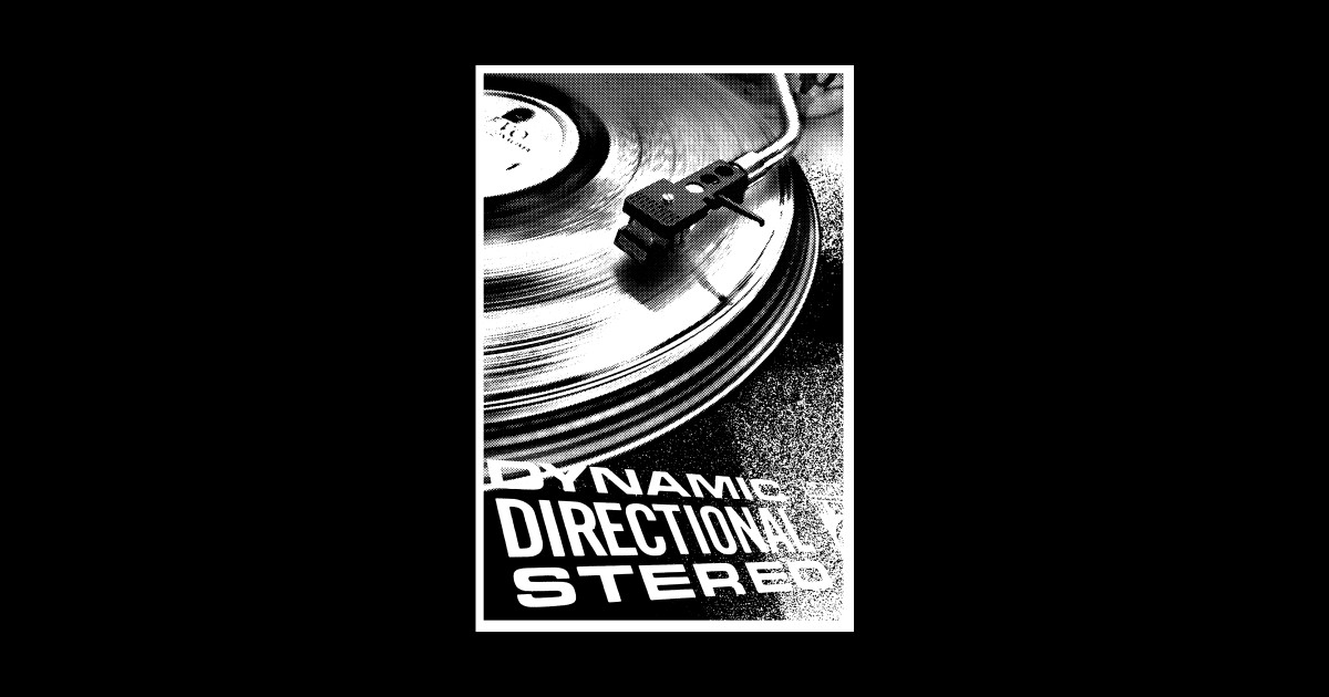 Dynamic Directional Stereo Vinyl - Vinyl Record - Sticker | TeePublic