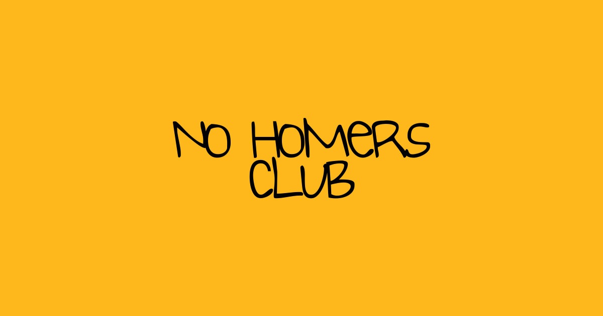 No Homers club - Simpsons - T-Shirt | TeePublic