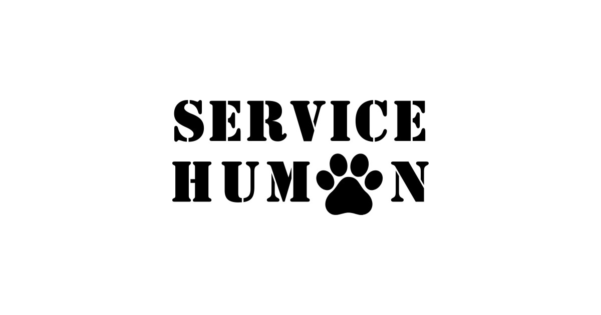 Service Human in Stencil Font - Service Human - T-Shirt | TeePublic
