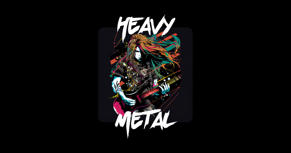 Graffiti Style - Heavy Metal 10 - Heavy Metal - Sticker | TeePublic