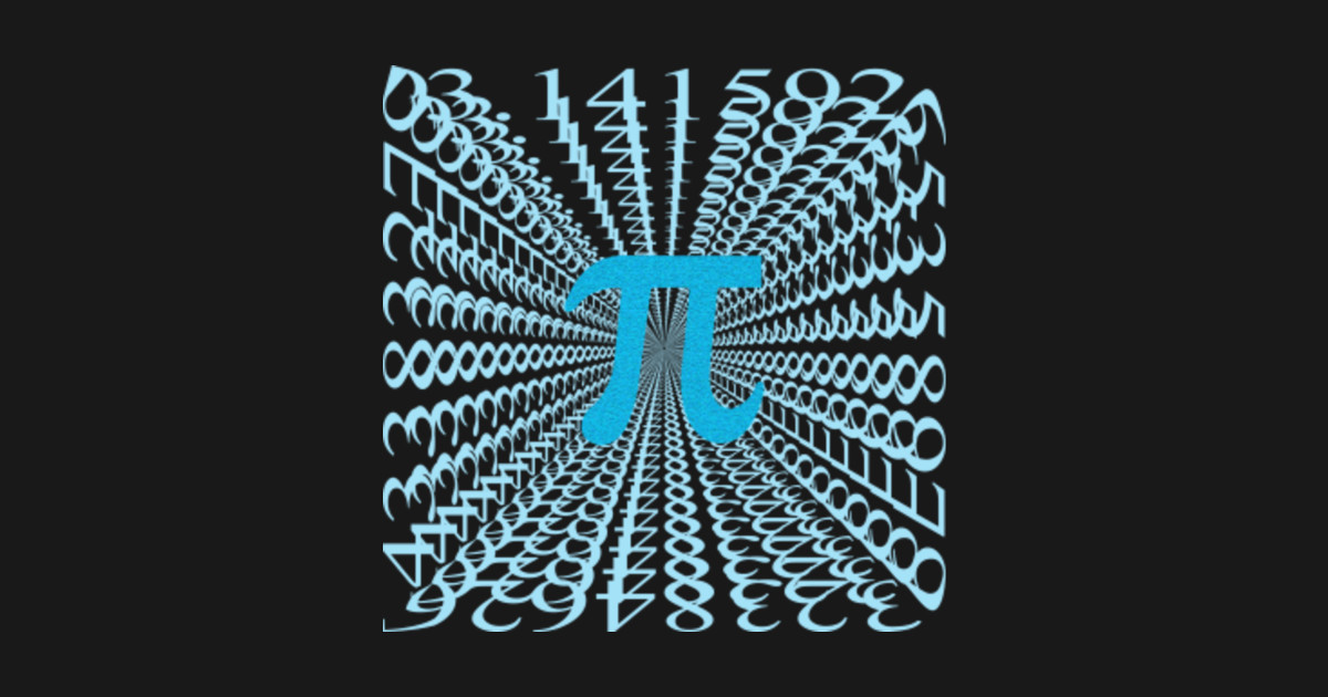 Pi Infinity - A Mathematical Illusion - Pi Day - T-Shirt | TeePublic