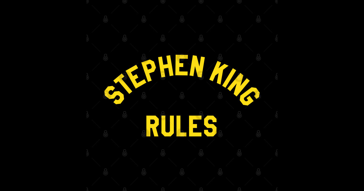 Stephen King Rules - Stephen King Rules - Sticker | TeePublic
