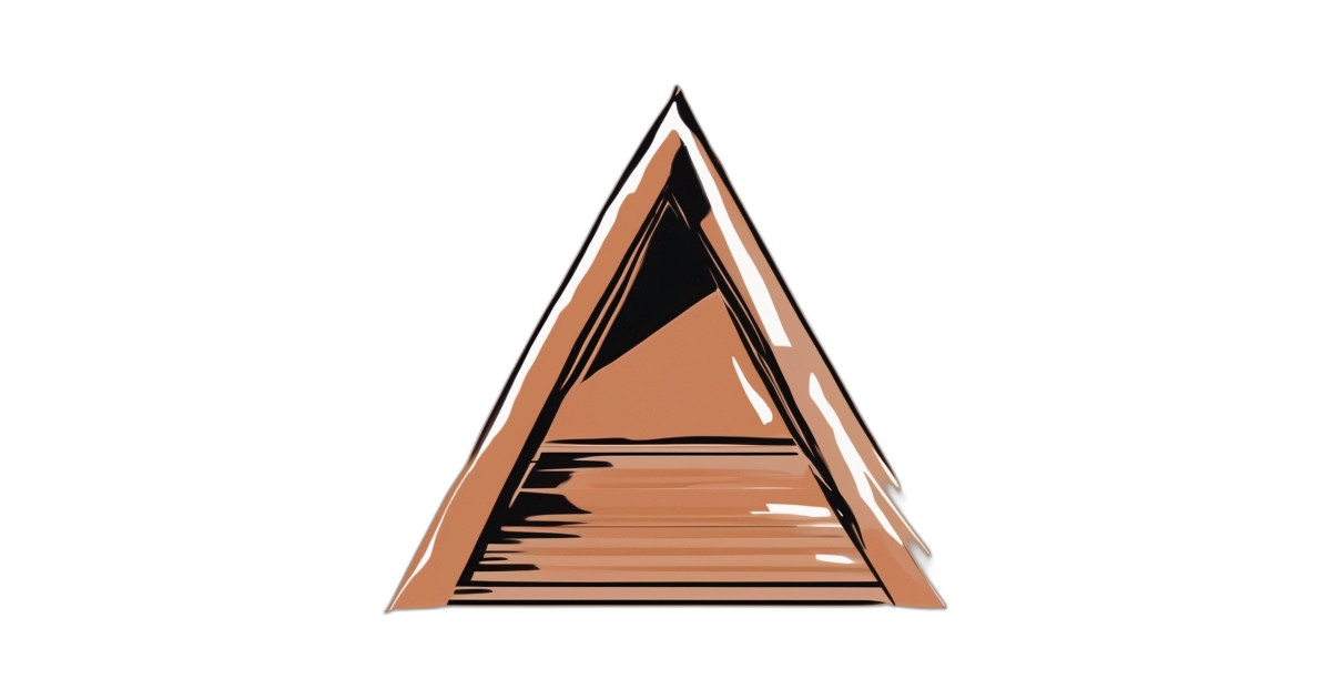 Abstract Pyramid Design No. 439 - Digital Art - T-Shirt | TeePublic