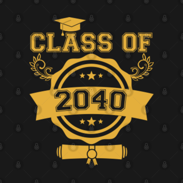 Class Of 2040 Grow With Me - Class Of 2040 - T-Shirt | TeePublic