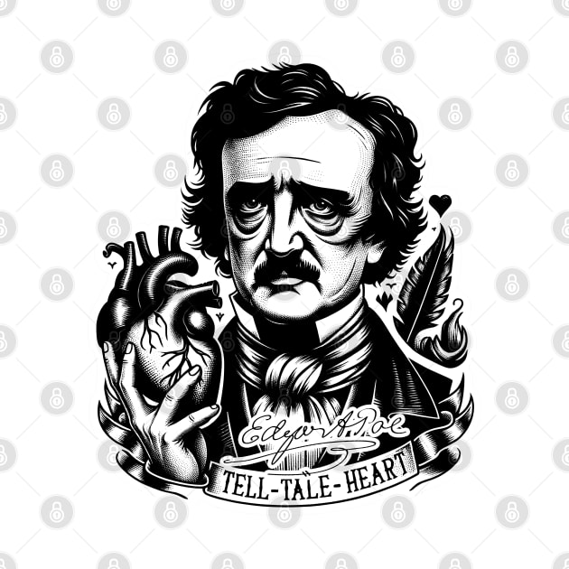Edgar Allan Poe Tell Tale Heart - Tell Tale Heart - T-Shirt | TeePublic