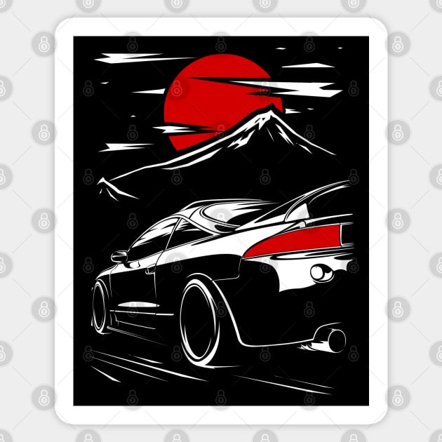 mitsubishi eclipse logo vector