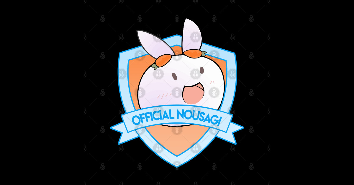 Nousagi Badge Hololive Pekora Fanbase - Hololive Jp - Sticker | TeePublic