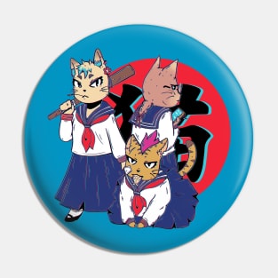 Waifu Neko Anime Cat Girl Japanese Aest Pins and Buttons for Sale ...