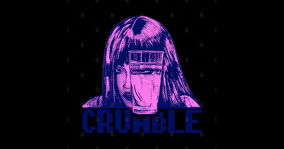 Crumble - Big Print design Halftone - Halftone - Posters and Art Prints ...