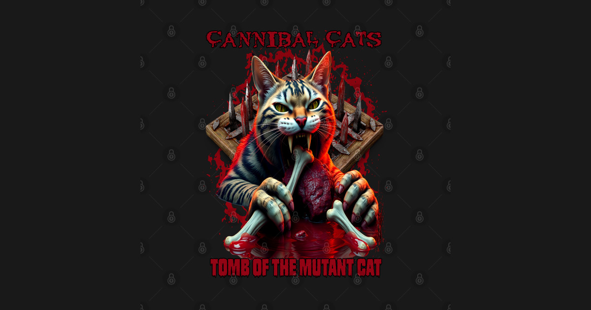 Cannibal Cats - Tomb Of The Mutant Cat - Cannibal Corpse - T-Shirt ...