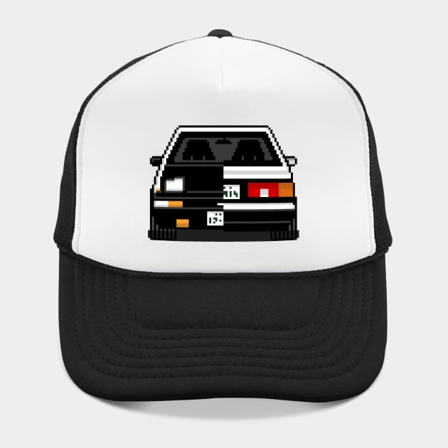 Initial D Toyota Sprinter Trueno AE86 Pixel Art 3 - Initial D - Hat ...