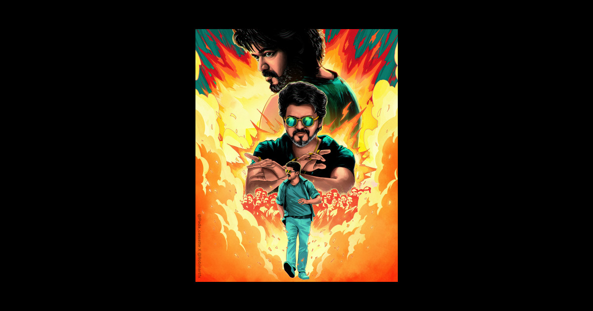 Thalapathy Vijay - Thalapathy - Sticker | TeePublic