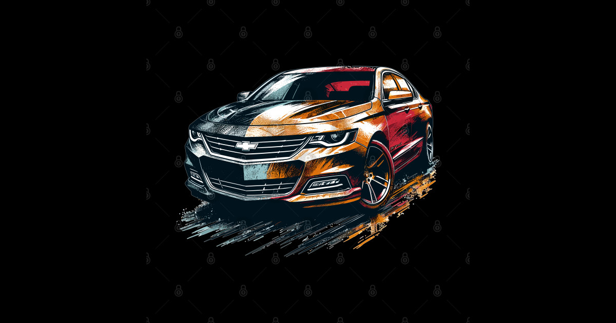 Chevrolet Impala - Chevrolet - Sticker | TeePublic