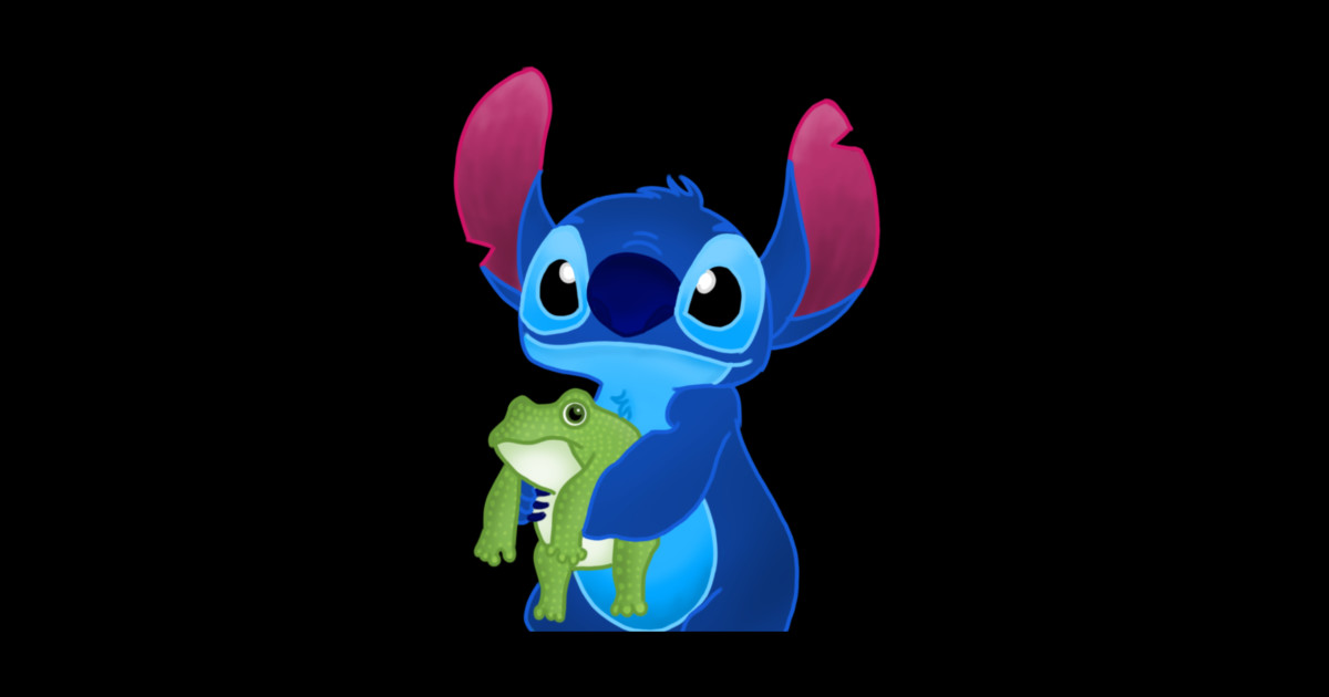 Stitch and Frog - Stitch - Sticker | TeePublic