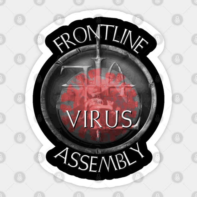 Front Line Assembly - Virus. - Ebm - Sticker | TeePublic