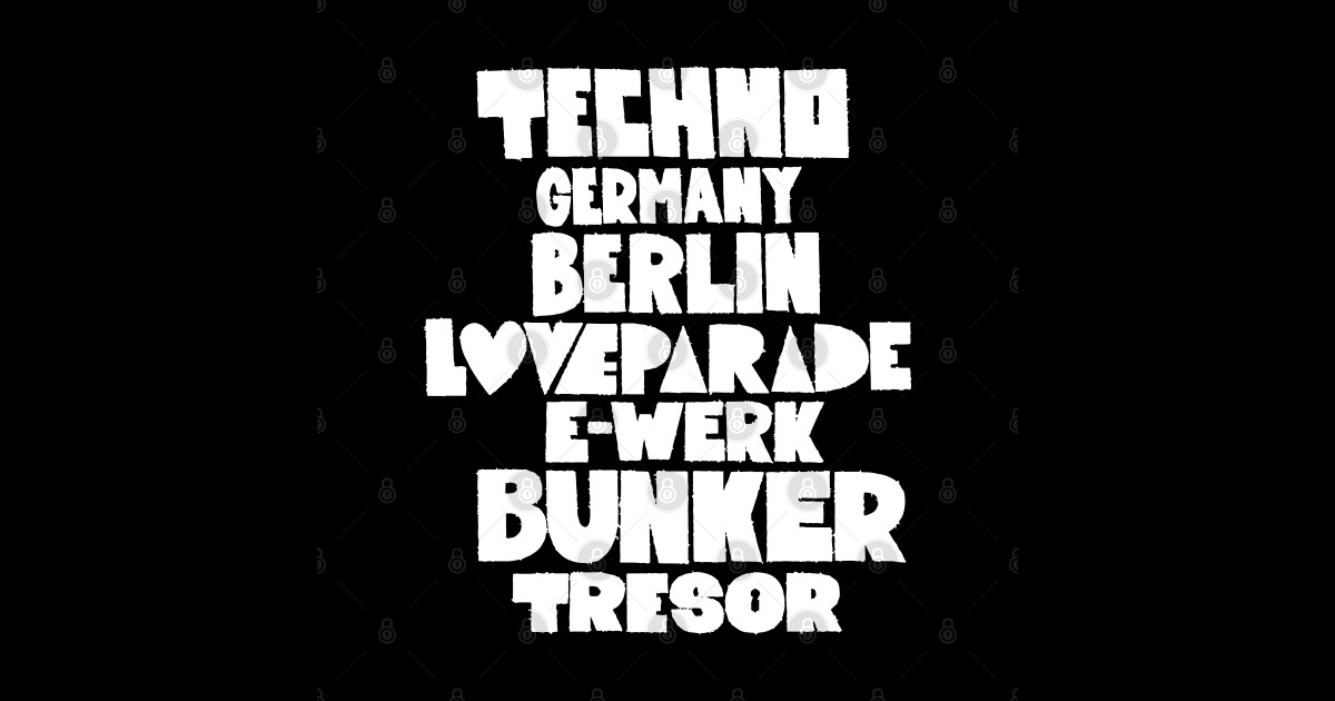 Rave Revival: Berlin's 90s Techno Scene Tribute - Berlin Rave - Sticker ...