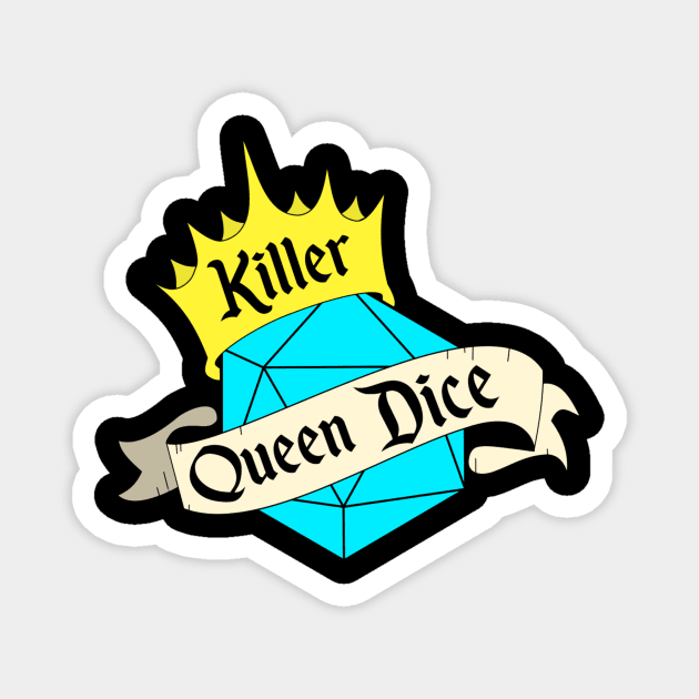 Killer Queen Dice Offical Logo - Dice - Magnet | TeePublic