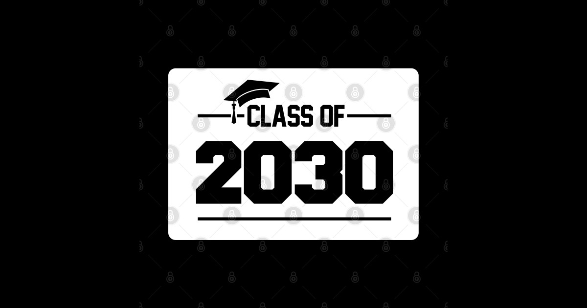 Class of 2030 - Class Of 2030 - Sticker | TeePublic