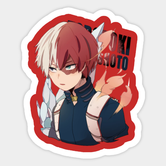 Todoroki Shoto - Todoroki Shoto - Sticker | TeePublic