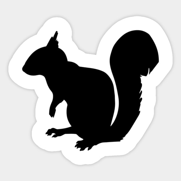 squirrel vector silhouette