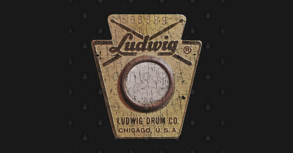 Vintage, Ludwig Drum - Vintage Style - Ludwig Drum - T-Shirt | TeePublic