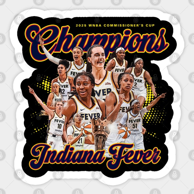 Indiana Fever Champions - Indiana Fever Wnba Champions - Sticker ...