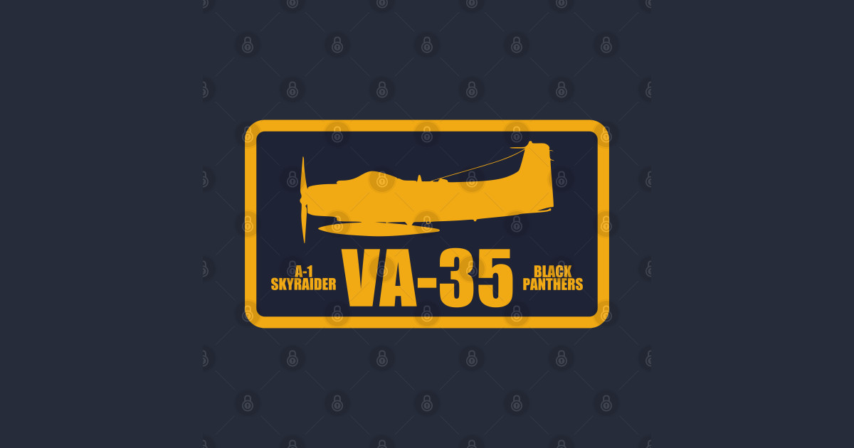A-1 Skyraider VA-35 - A1 Sandy Skyraider Squadron - T-Shirt | TeePublic