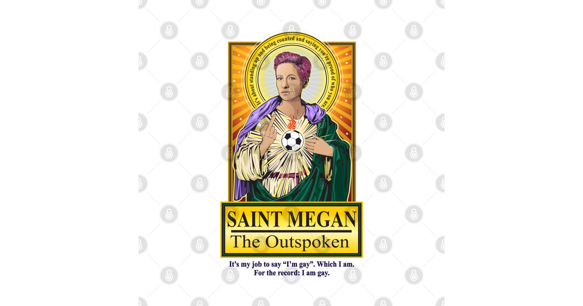 Saint Megan - Megan Rapinoe - T-Shirt | TeePublic