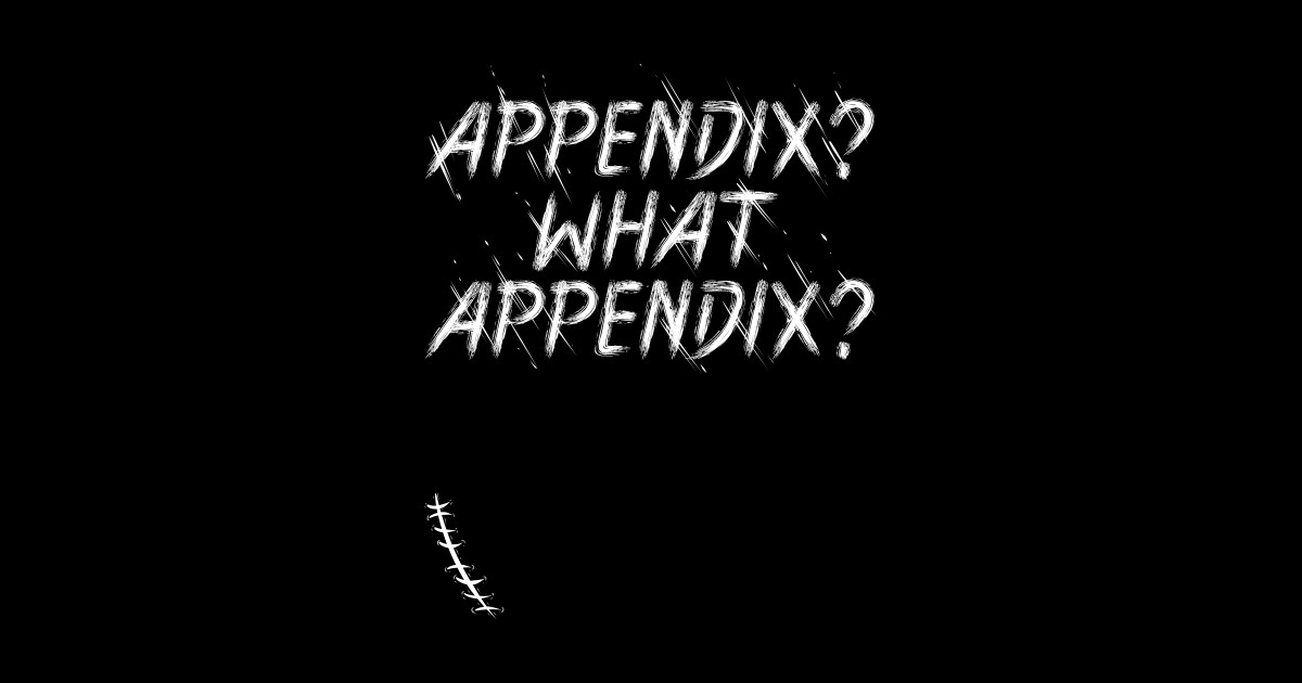 Appendix surgery operation scar cecum the Appendix - Appendix - Sticker ...