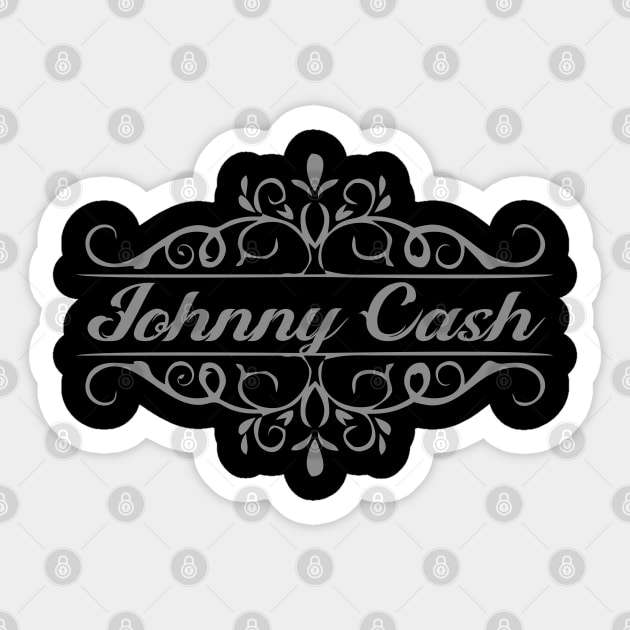 Nice Johnny Cash - Johnny Cash - Sticker | TeePublic