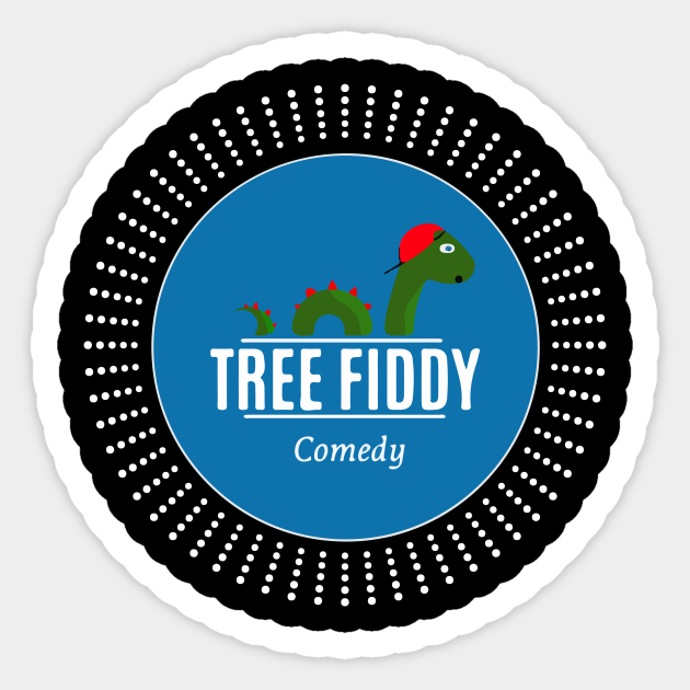 Tree Fiddy Comedy Club - Tree Fiddy Comedy - Sticker | TeePublic
