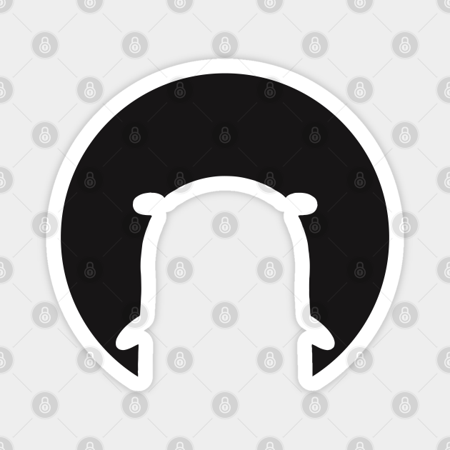 Golang Gopher Black Silhouette - Golang - Magnet | TeePublic