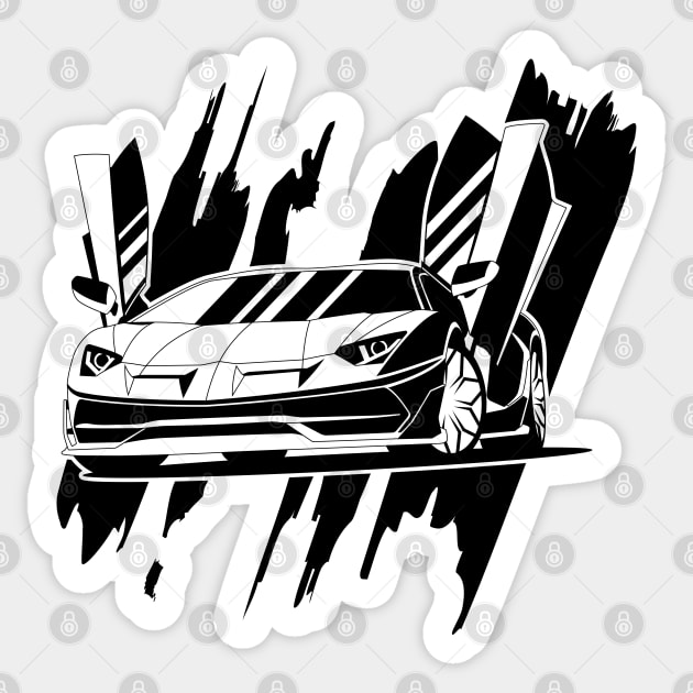 Lamborghini Aventador Svj - Lamborghini Aventador Svj Gift - Sticker ...