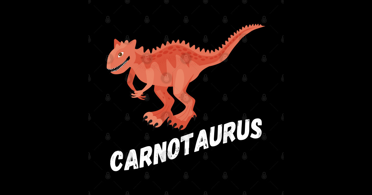 Fun Carnotaurus Dinosaur Design - Dinosaurs - Sticker | TeePublic