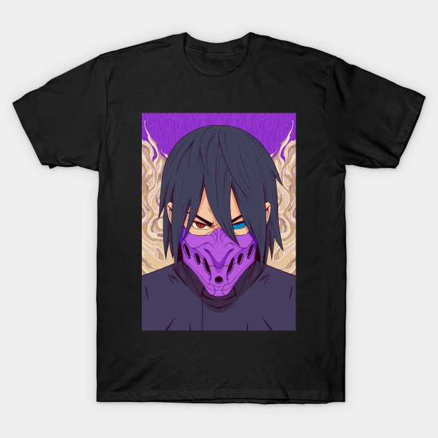 Sasuke Susanoo purple mask - Sasuke Uchiha - T-Shirt | TeePublic