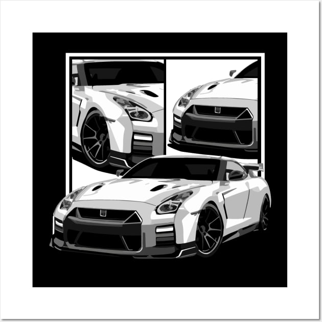Nissan Skyline GTR r35, JDM Car - Nissan Gtr R35 - Posters and Art ...