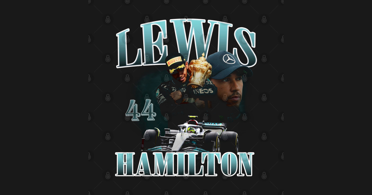 Lewis Hamilton Retro Collage - Lewis Hamilton - T-Shirt | TeePublic