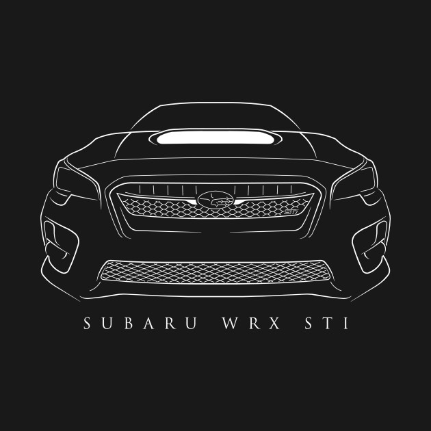 Subaru WRX STI - Stencil - Subaru - T-Shirt | TeePublic