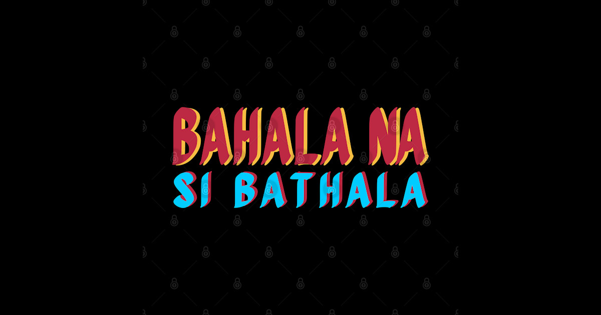 BAHALA NA SI BATHALA FILIPINO TAGALOG EXPRESSION - Jollibee - Sticker ...