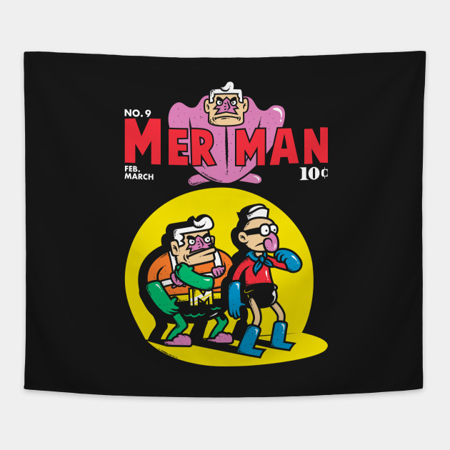 Merman - Spongebob Squarepants - Tapestry | TeePublic