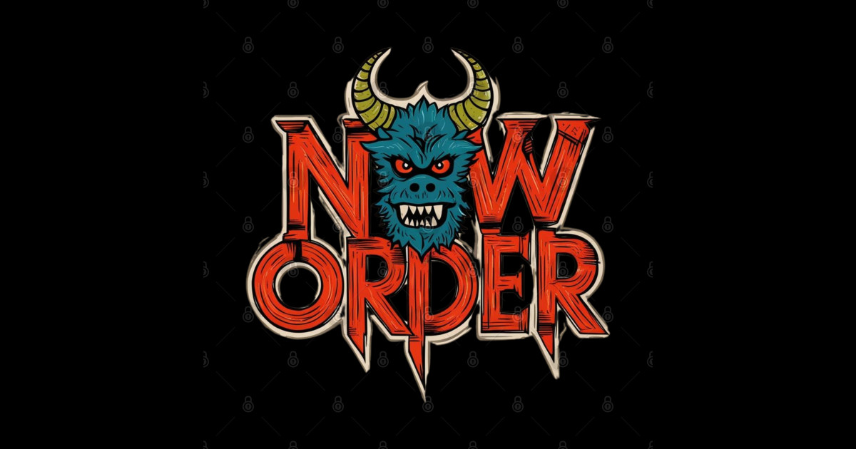New Order rock fanart - New Order Band - Sticker | TeePublic