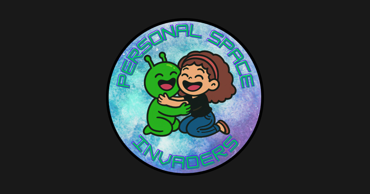 Personal Space Invaders Logo - Back Print - Back Logo - T-Shirt | TeePublic