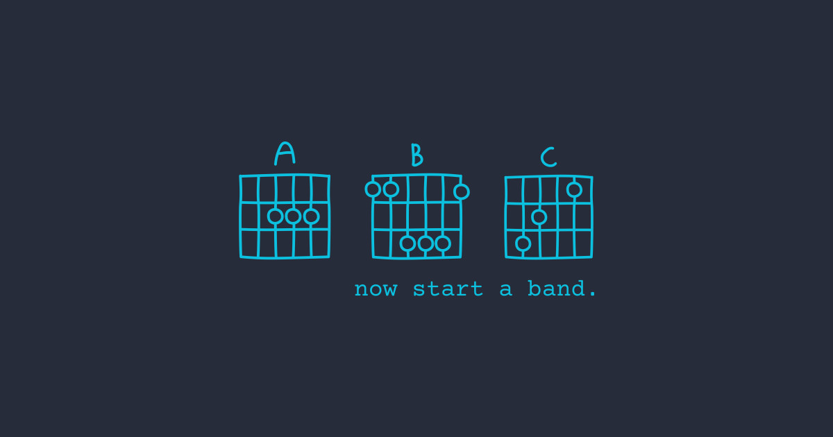 Now Start a Band - OC inspired design - Now Start A Band - T-Shirt ...