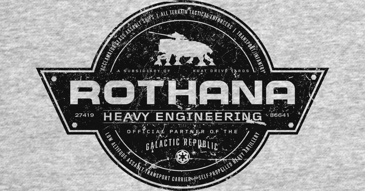 Rothana Heavy Engineering - Star Wars - T-Shirt | TeePublic