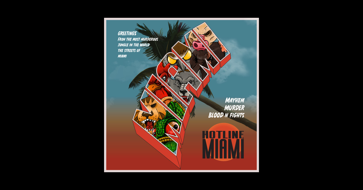 Hotline Miami Connection - Hotline - Sticker | TeePublic