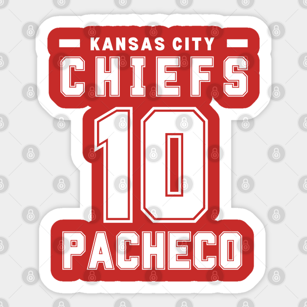 Chiefs Football Pacheco 10 Kansas City Chiefs Number 10 Chiefs fans ...